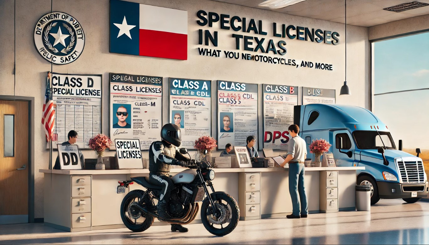 Special Licenses In Texas: Motorcycles, Trucks, And More