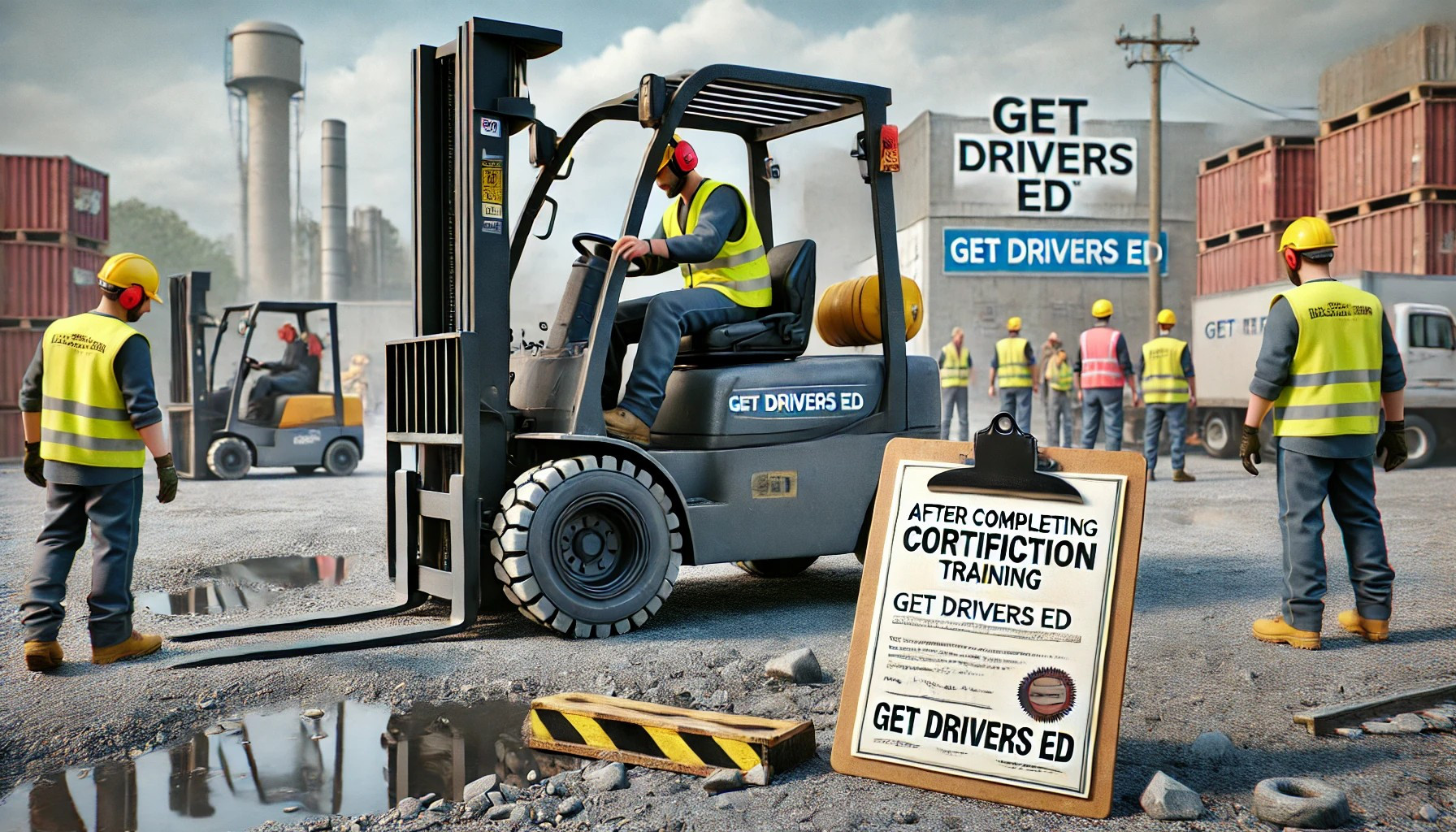 How To Get Certified For Rough Terrain Forklift Operations
