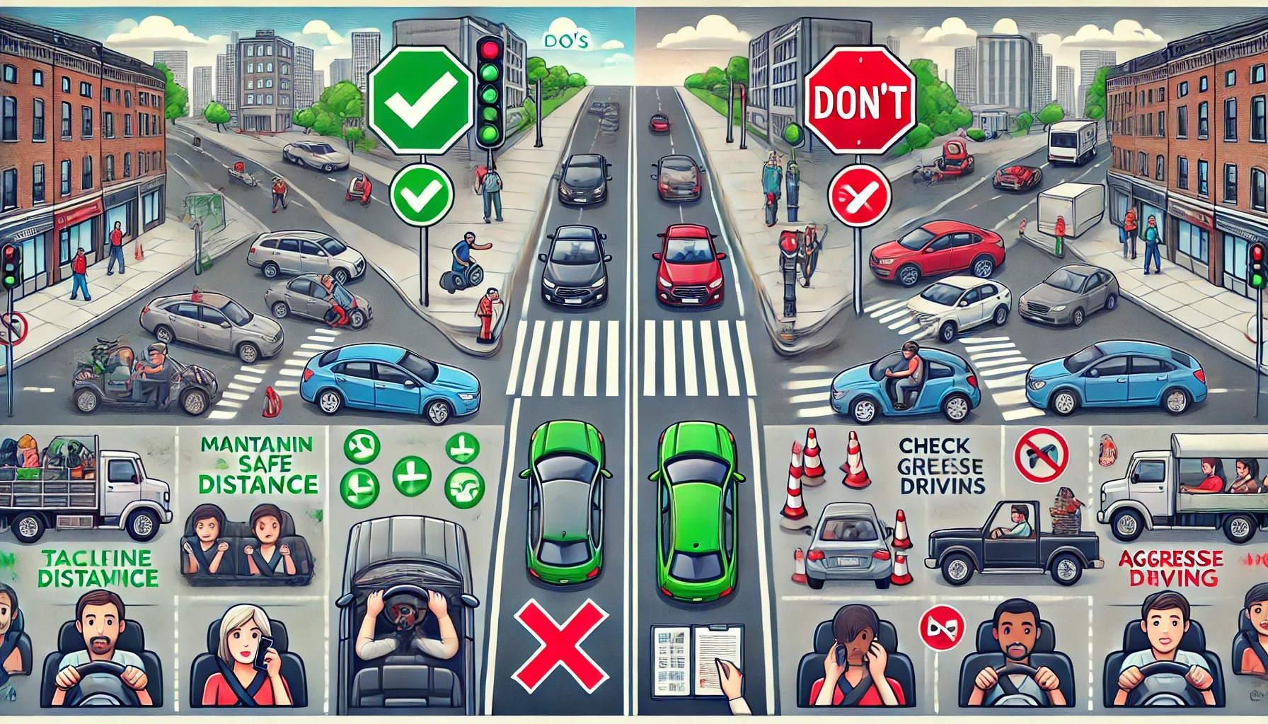 The Do’s and Don’ts of Driving in Traffic - Get Drivers Ed