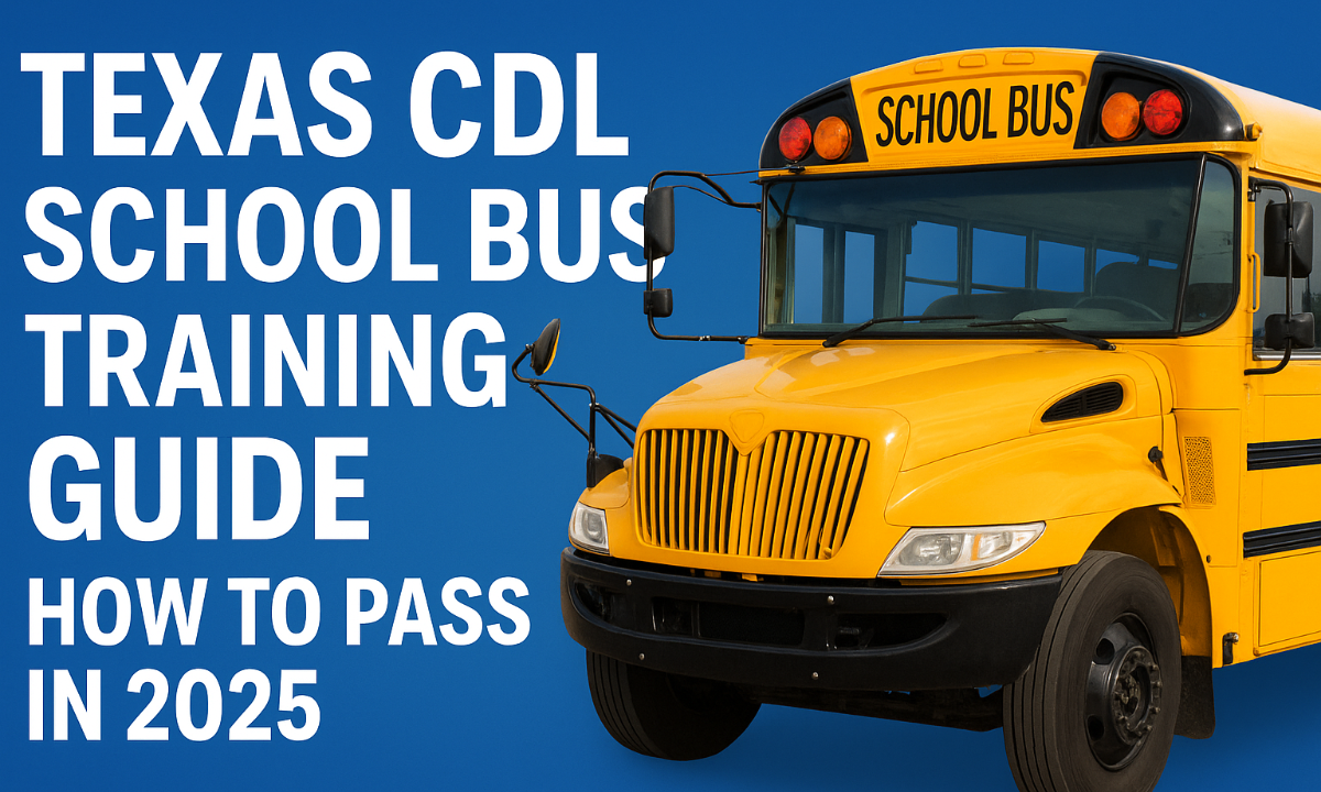 Texas CDL School Bus Training Guide 2025 | Get Drivers Ed